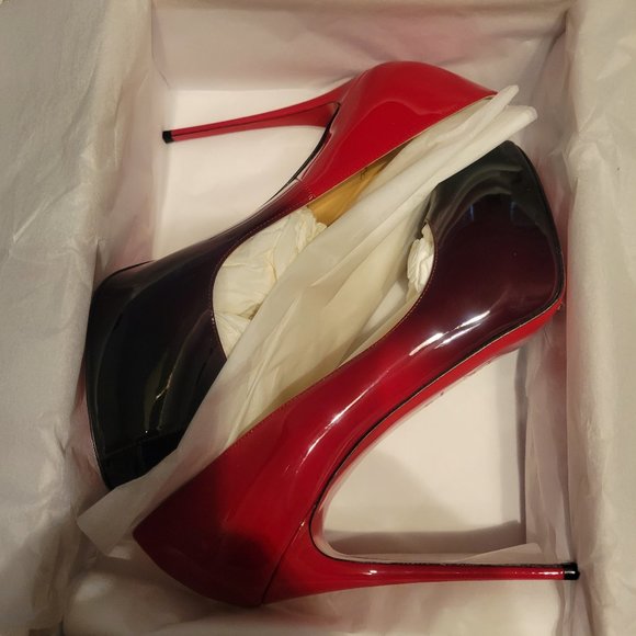 Christian Louboutin | Shoes | Red With Envy These Practically New Red ...